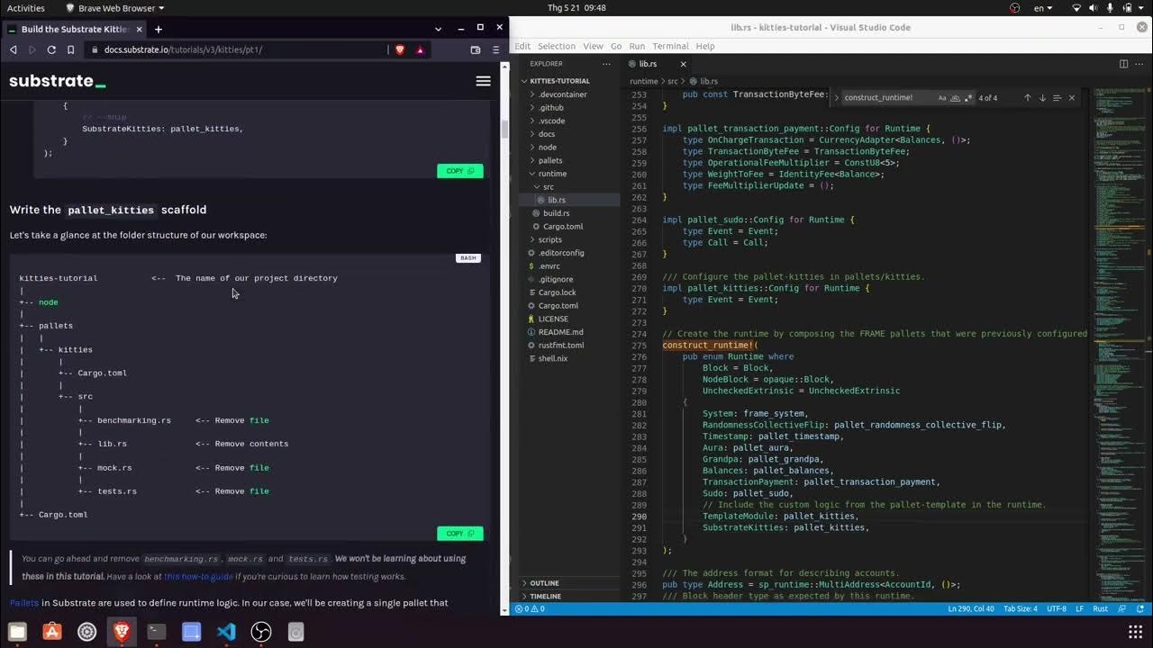 Substrate Kitties Workshop - YouTube