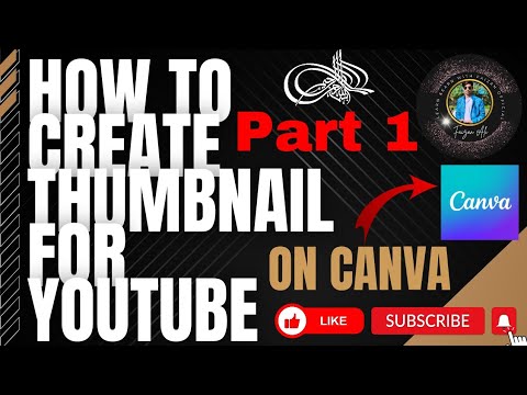 ||How To Create Thumbnail For YouTube On Canva Part 1||#HowToMake # ...