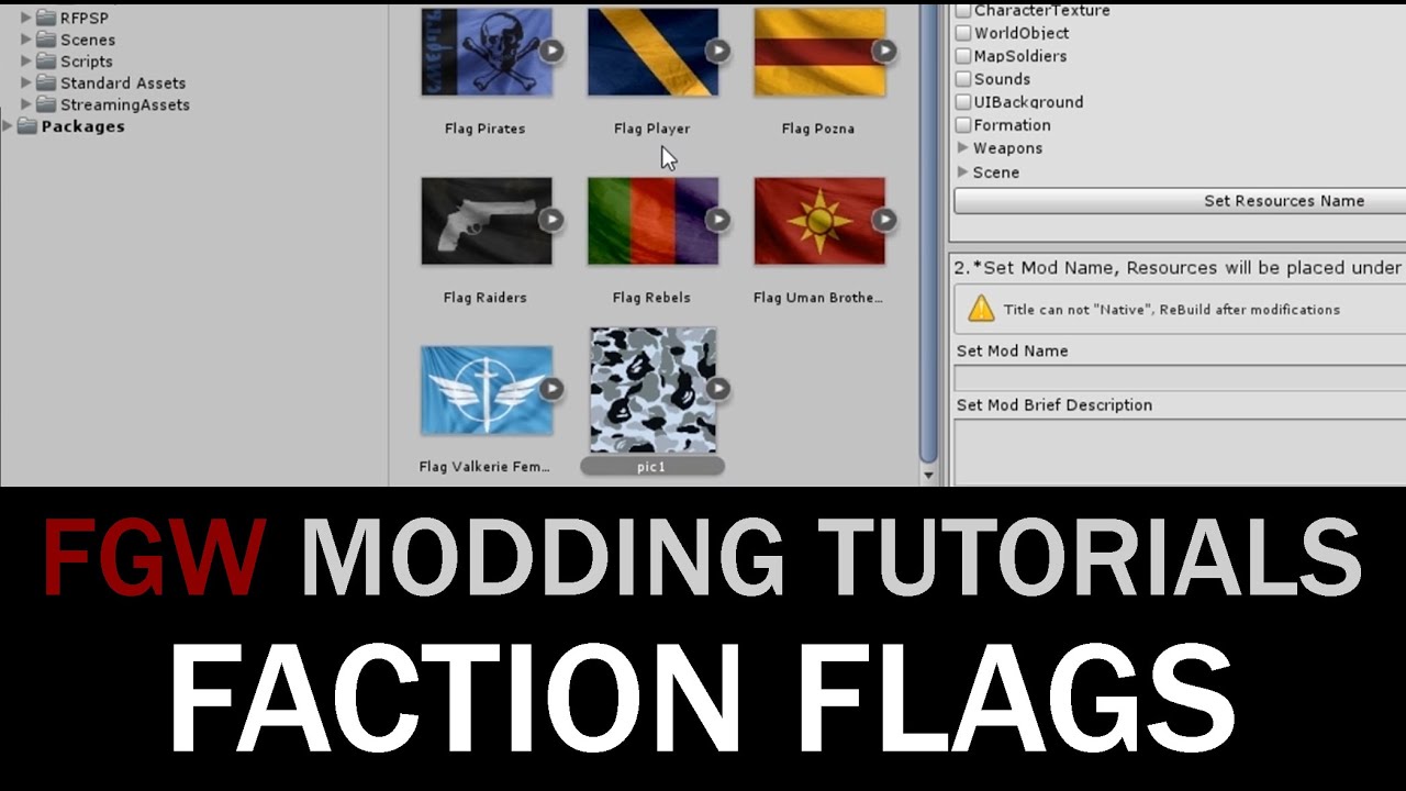 How to mod Freeman: Guerrilla Warfare Faction Flags - YouTube