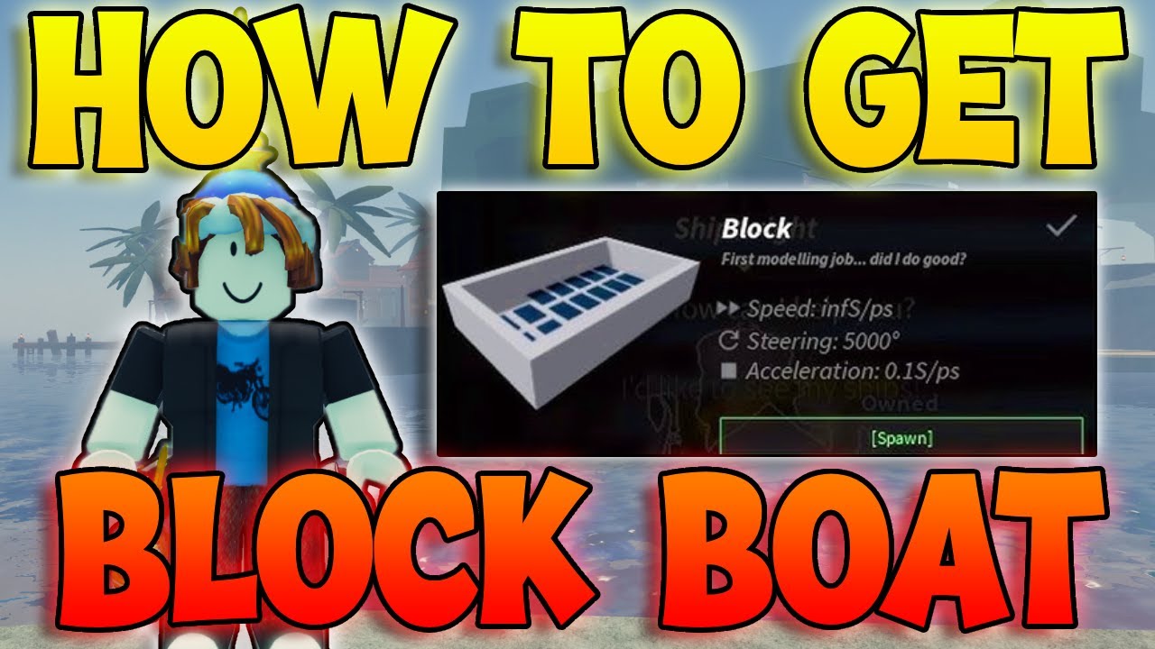 How To Get The Block Boat Fast In Fisch! Block Boat Full GUIDE FISCH ...
