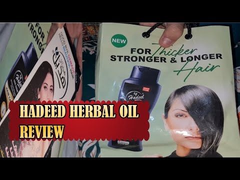 Hadeed Herbal Oil | Azeem Cosmetics Hair Oil Review | Best Or Worst??? - YouTube