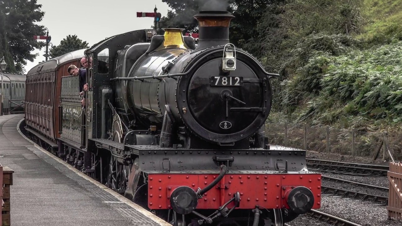GWR 7800 Class 7812 Erlestoke Manor On The Severn Valley Railway ...