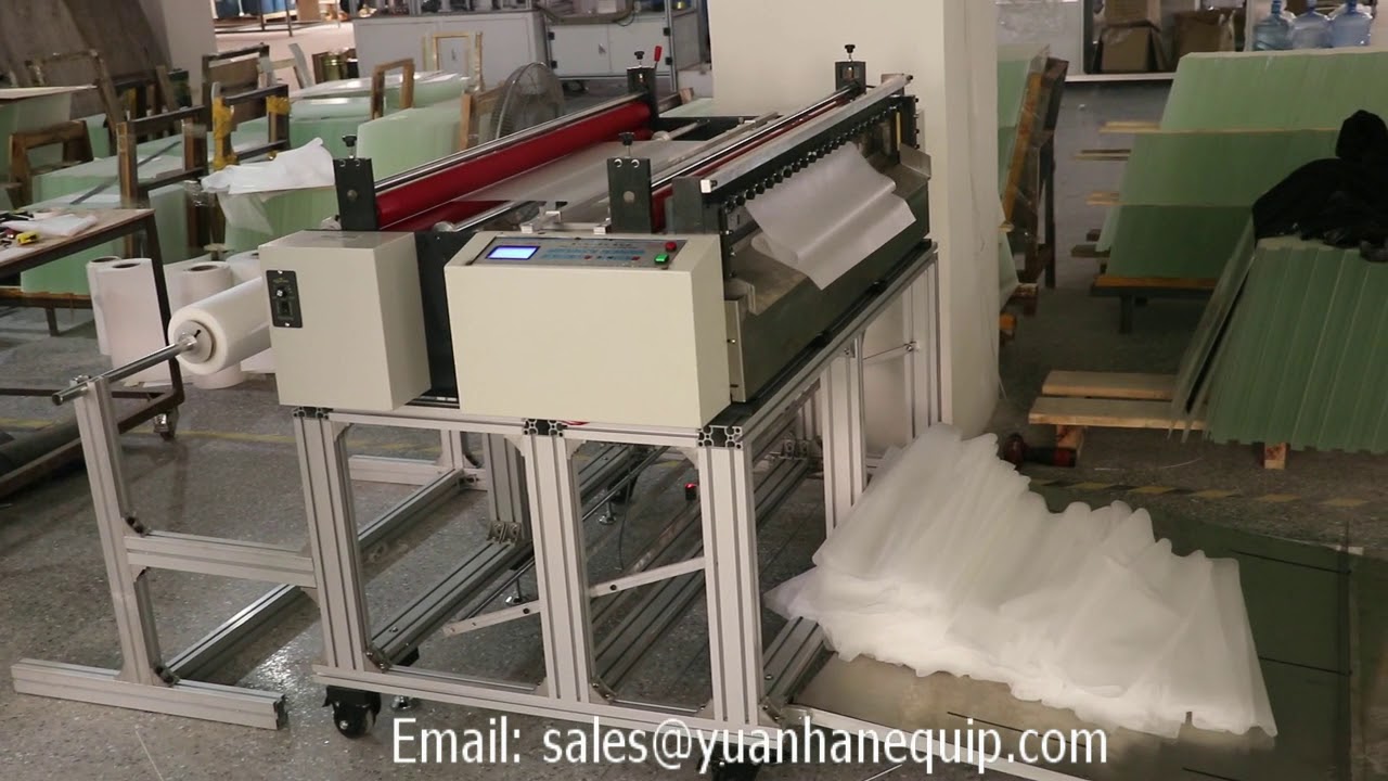 Fully Automatic EVA Film Roll to Sheet Cutting Machine - YouTube