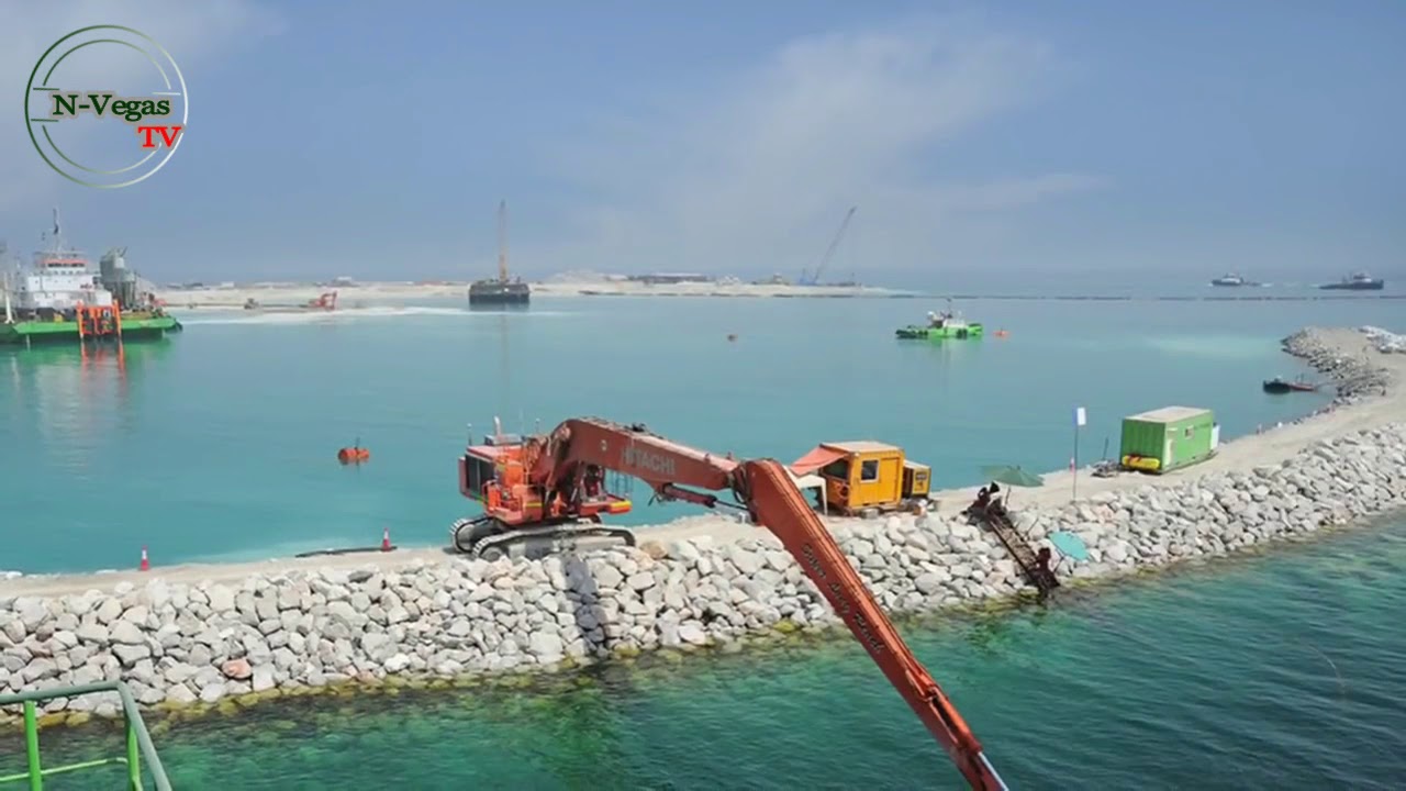 Eko Atlantic City On Going Project In Lagos Nigeria - YouTube