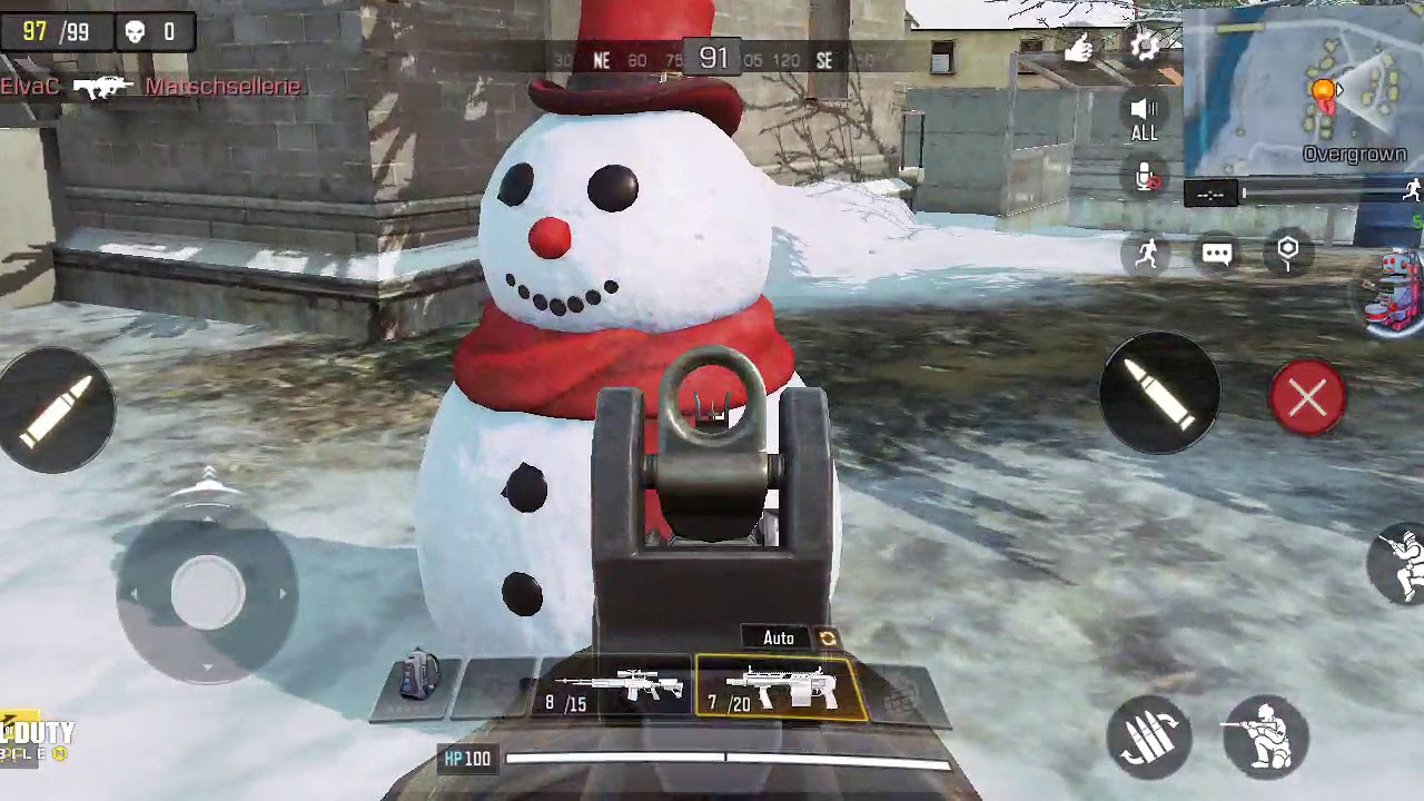 Kill all the snowmen! | Call of duty mobile - YouTube