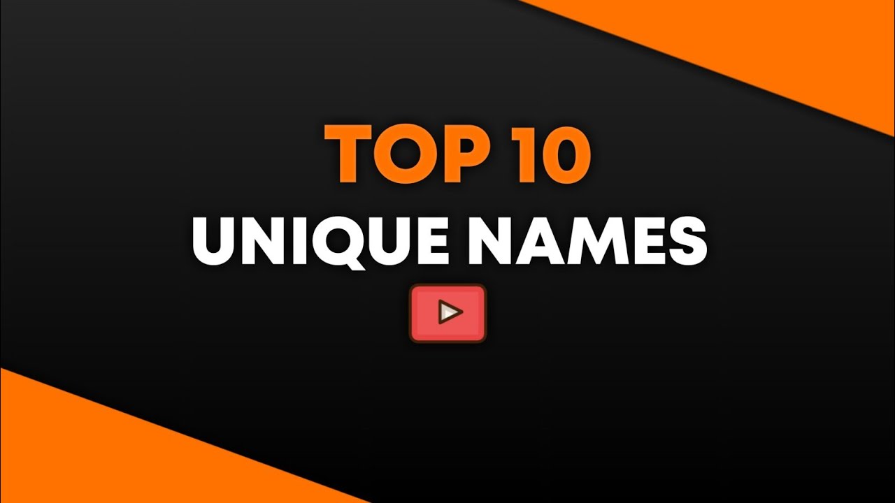 2023's untakken🔥 and *MOST UNIQUE* nicknames. | gaming names 💚 - YouTube