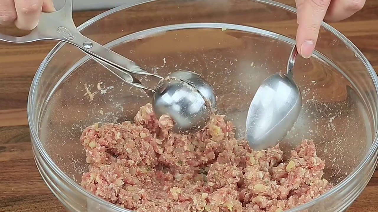 Meatball Maker Mold Stainless Steel - YouTube