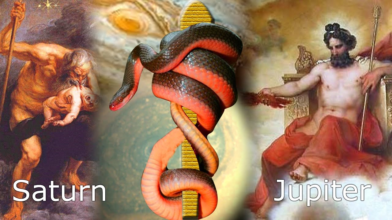 Jupiter the righteous one. Saturn the phallus that the serpent coils ...