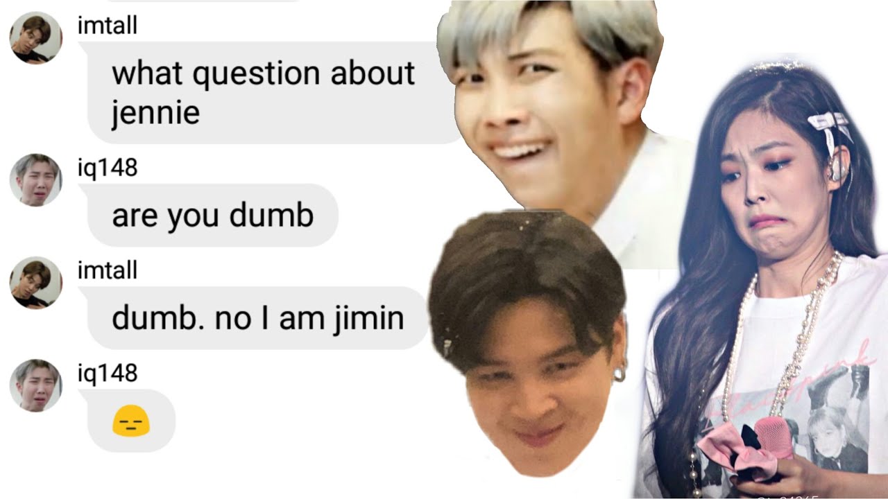 BTS texts - Who added jennie to the group chat - YouTube