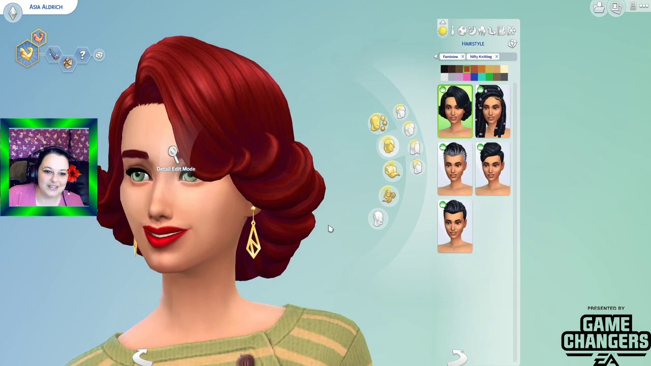 EA Game changers Lets review nifty knitting cas and build mode !hug ...