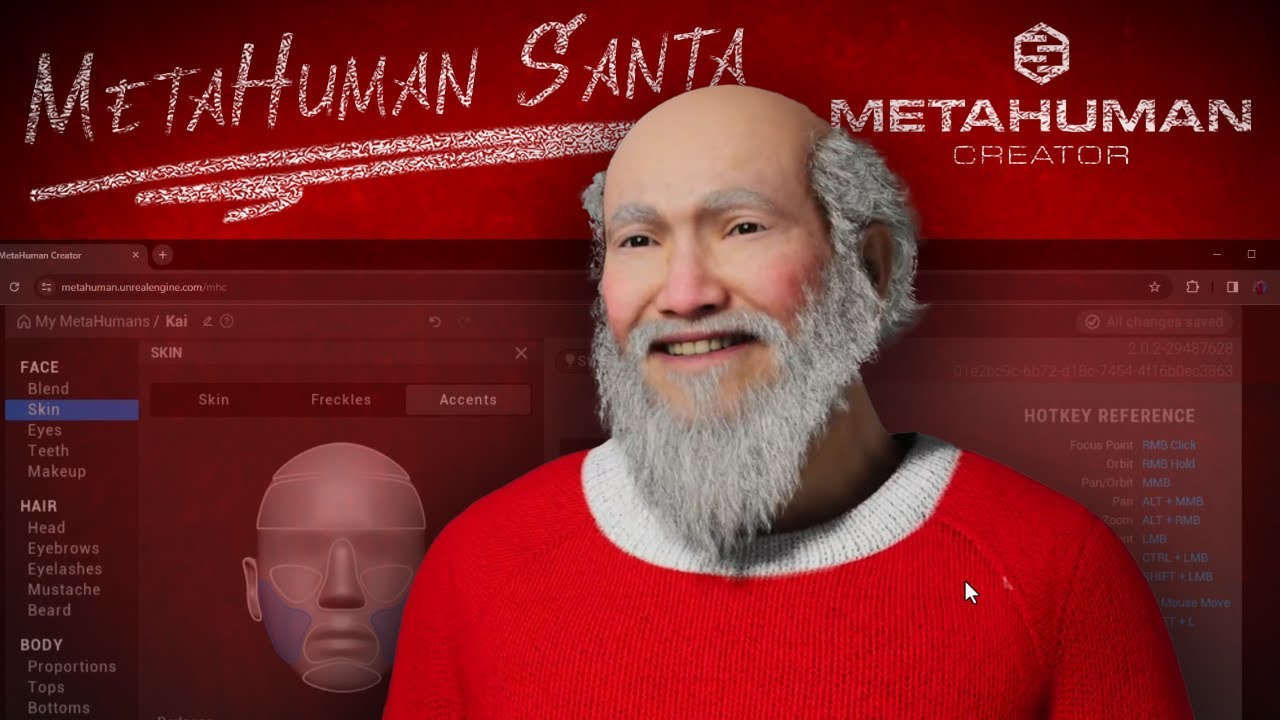 Make a MetaHuman Santa - YouTube