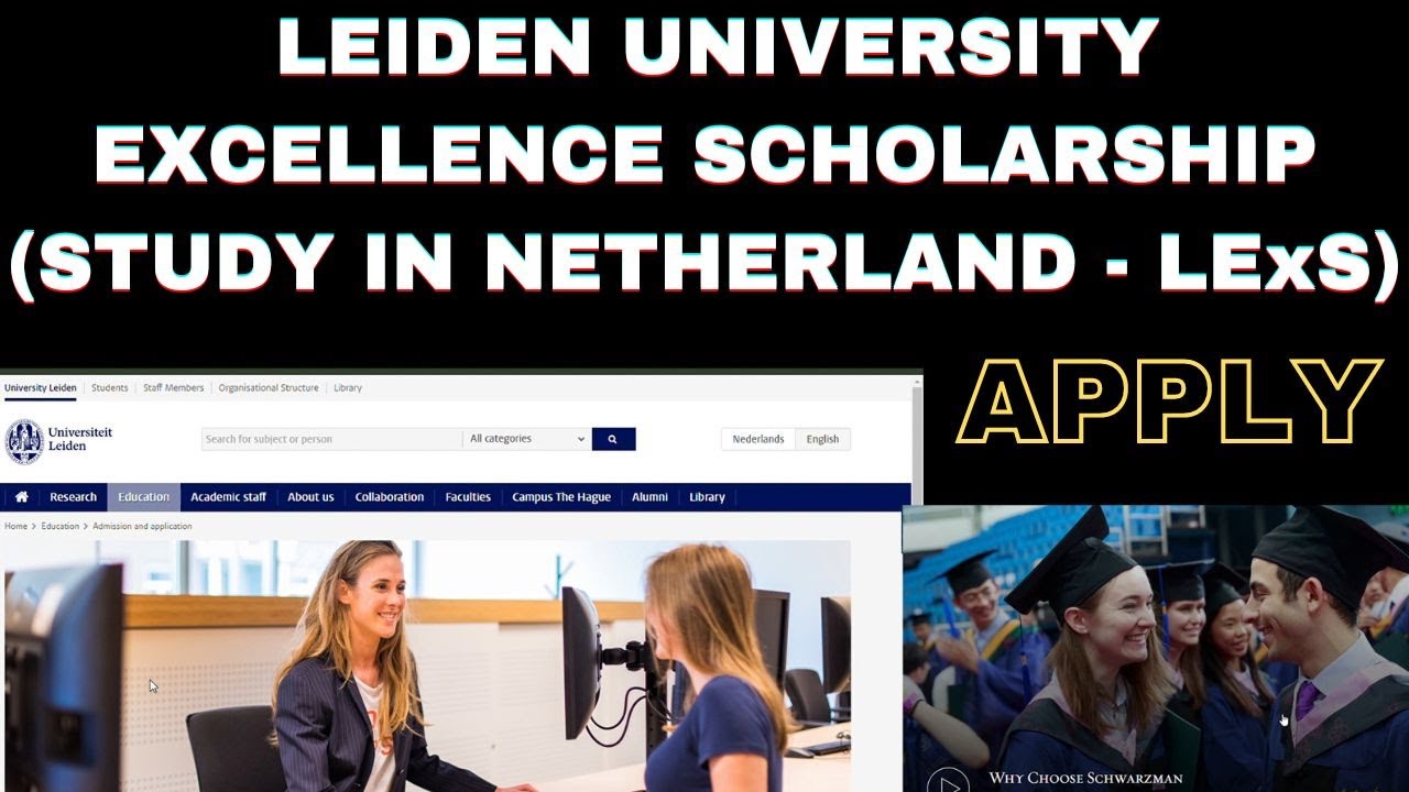 Leiden University Excellence Scholarship (LExS) - Study in Netherland in 2025 | Masters | Apply ...