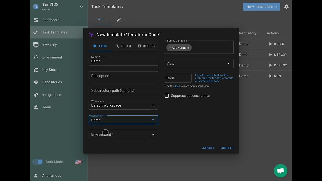Running Terraform code from Semaphore UI - YouTube