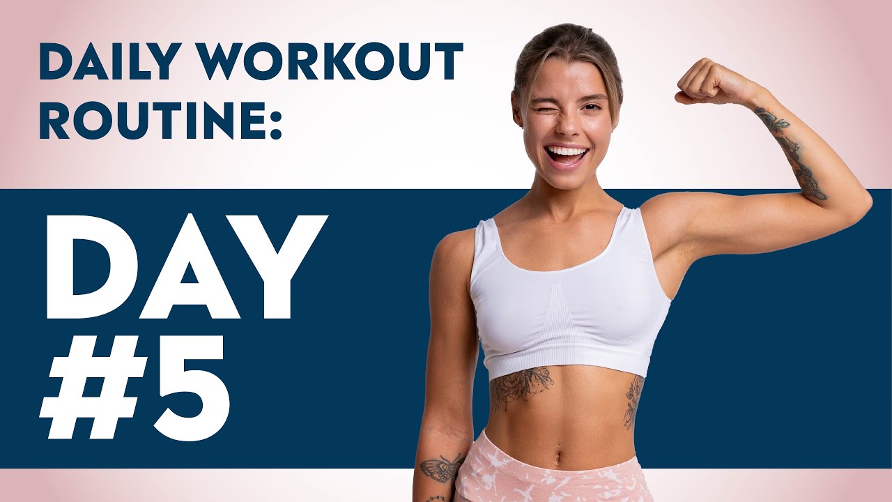 Daily Workout Routine #5: Arms + Chest + Cardio - YouTube