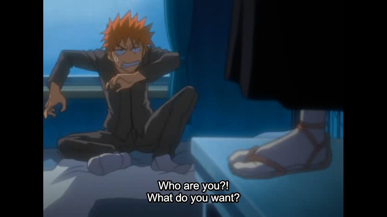 Rukia meets Ichigo by breaking into his room | BLEACH EP 1 - YouTube