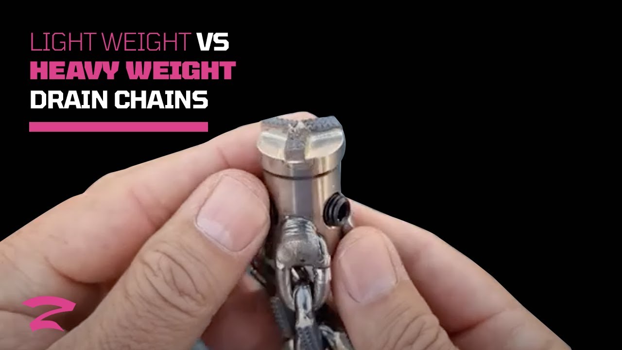 Light weight & heavy weight chains for drain cleaning tradesmen - YouTube