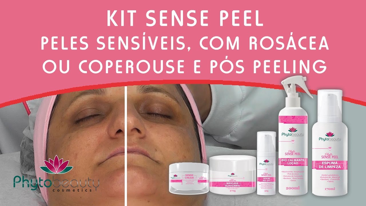 Peles Sensíveis - Linha Sense Peel Phytobeauty - YouTube