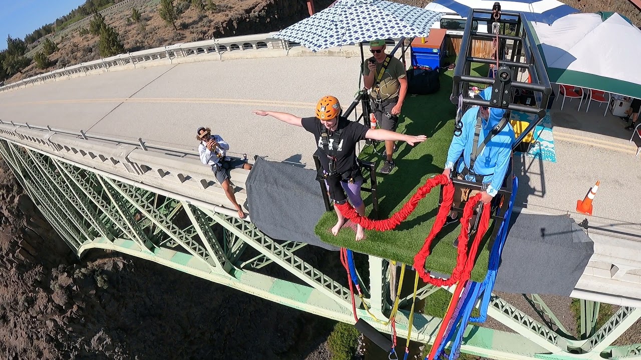 First Bungee Jump at North America’s Highest Commercial Bungee- Central ...