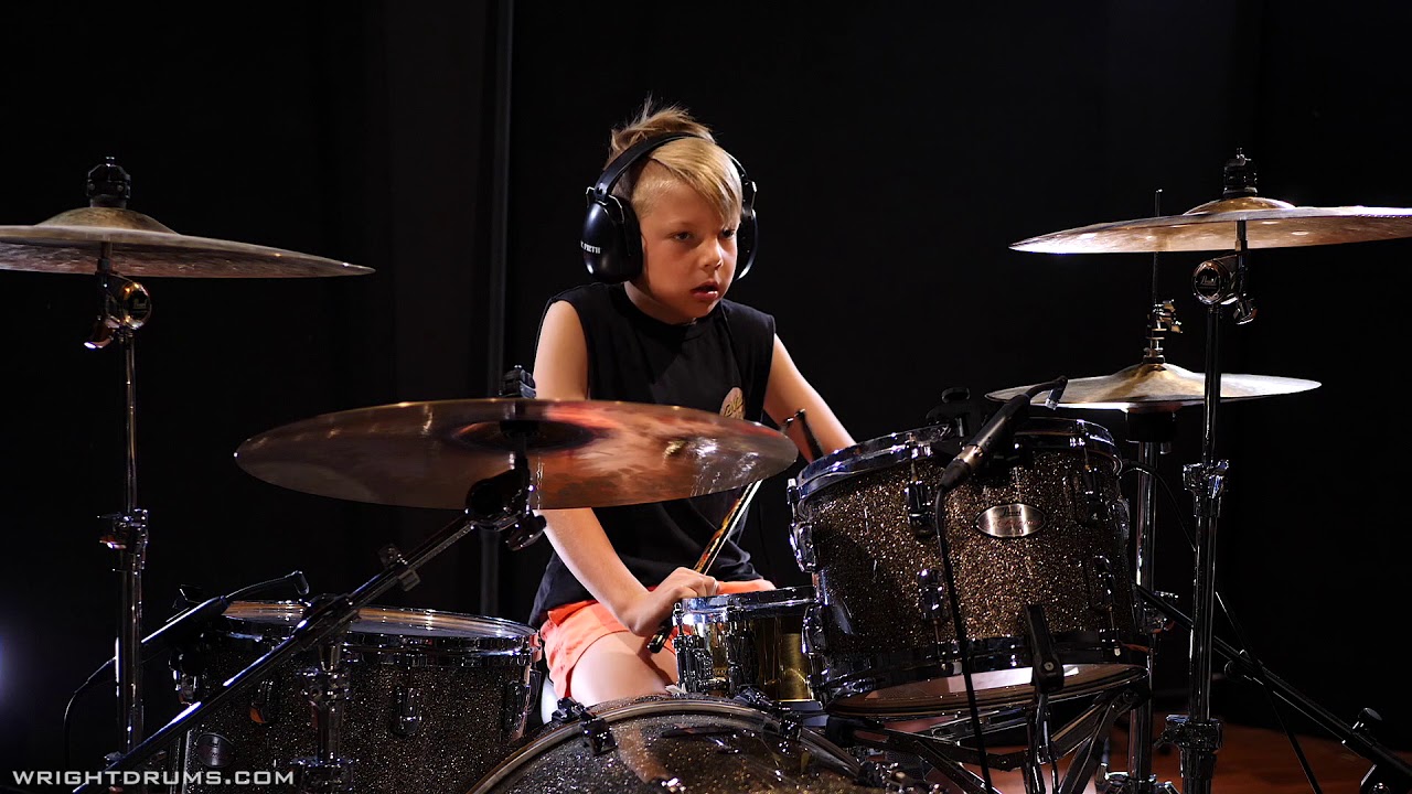 Wright Drum School - Jed Samin - Mark Ronson - Uptown Funk - Drum Cover ...