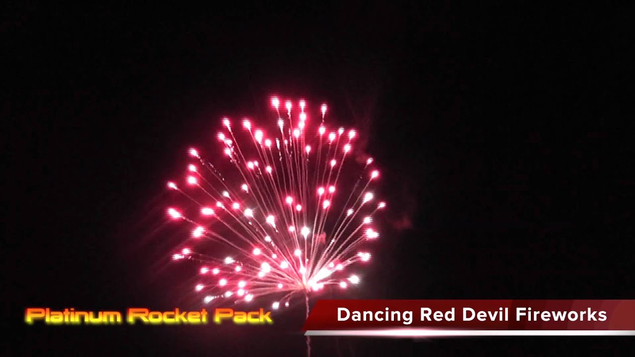 Dancing Red Devil Rockets - DRD Fireworks - YouTube