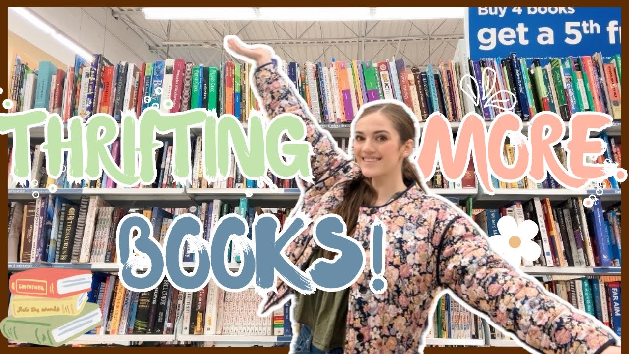 THRIFTING CHALLENGE 📚 24 Books in under 2 MINUTES | GIANT BOOK HAUL ...
