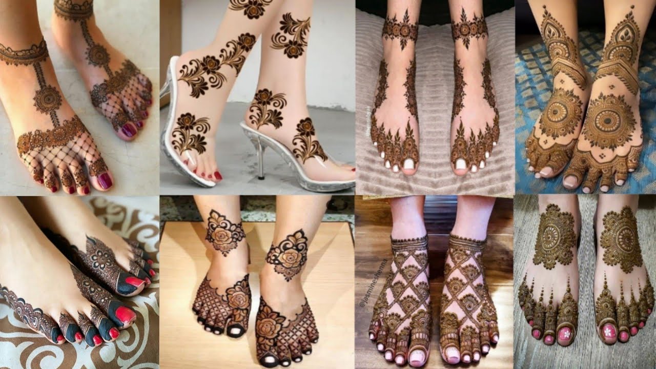 Bridal Feet Mehndi Design 2025/Pair Ka Mehndi Design/New Feet Mehndi ...