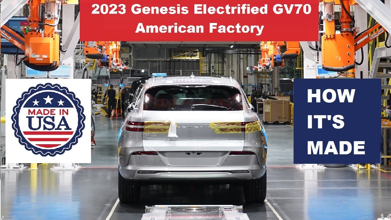 Genesis Electrified GV70 USA Factory - See How It's Made - YouTube