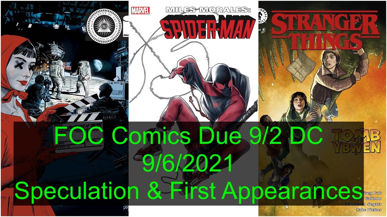 FOC Comics Due 9/2/2021 For DC & 9/6/2021 For All Else | Comic ...