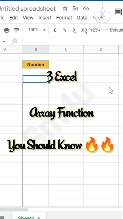 🔥how To Use Array Function In Excel Excel Array Formula 🤯array