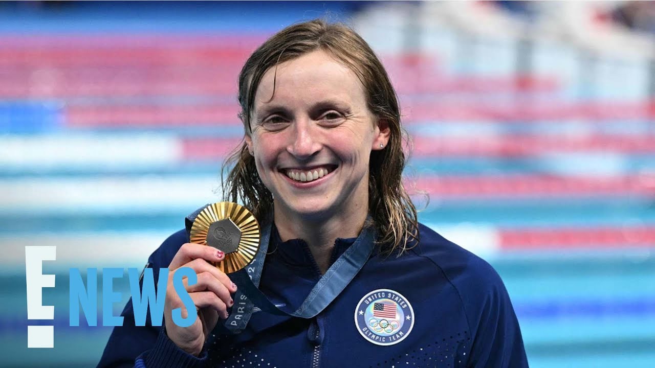 Swimmer Katie Ledecky REACTS to Making History in Paris | 2024 Olympics ...