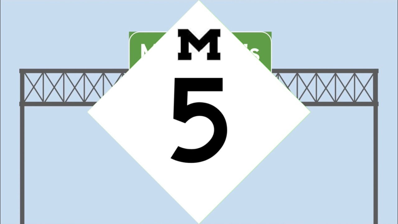 Michigan’s Freeways: Michigan State Highway 5 - YouTube