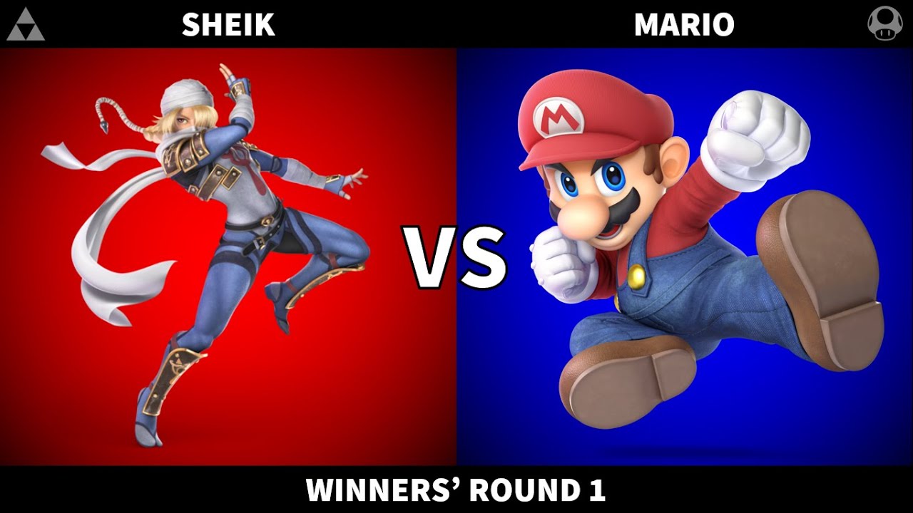 Sheik (The Legend of Zelda) VS. Mario (Super Mario) - Winners' Round 1 ...