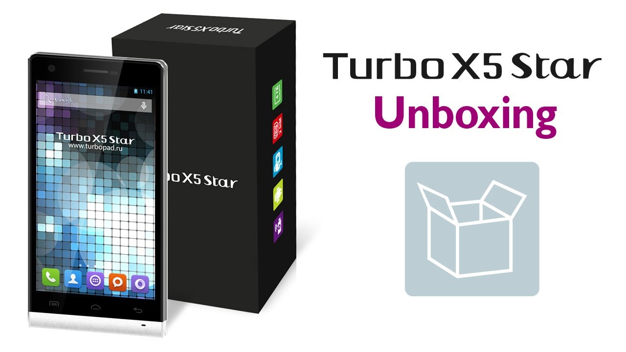 Распаковка смартфона Turbo X5 Star - YouTube