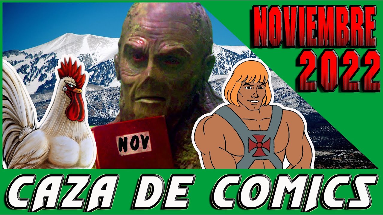📚CAZA COMICS NOVIEMBRE 2022📚 - ‼️HE MAN, UN POLLO PELEAS, RIP 4 ...