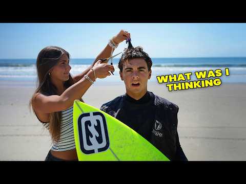 My Girlfriend Cuts My Hair Every Time I Fall on a Wave