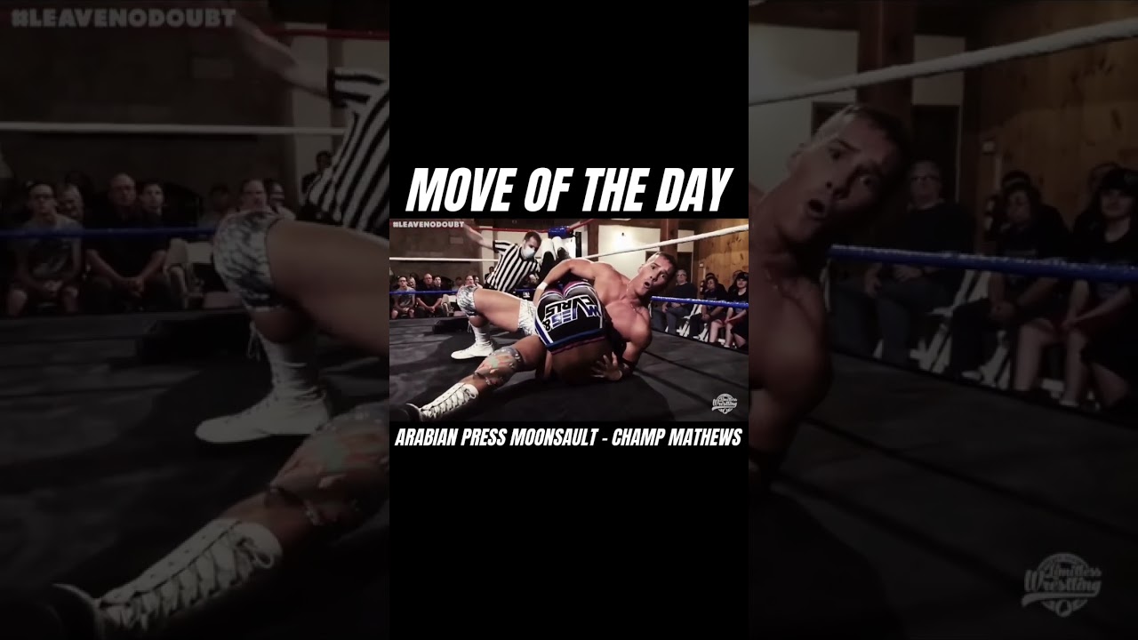 🌙 Arabian Press Moonsault from Champ Mathews - YouTube