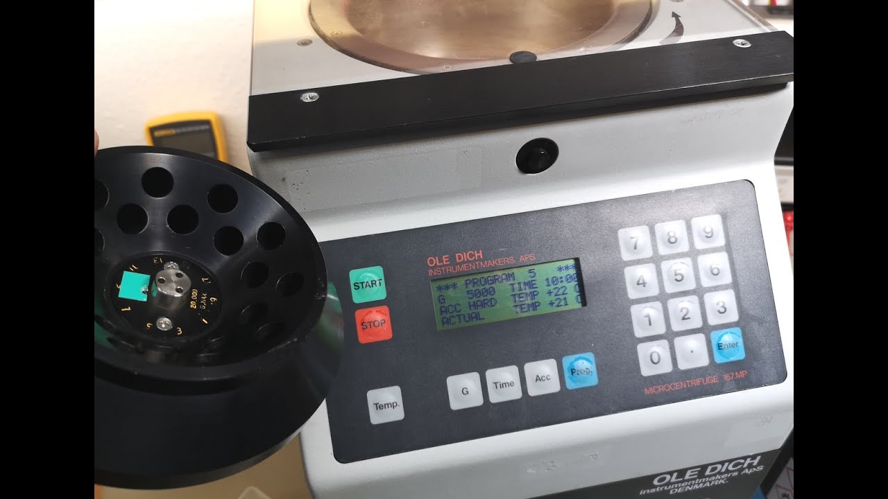 Ole Dich Instrument makers Centrifuge 157MP biolab medlab test teardown ...