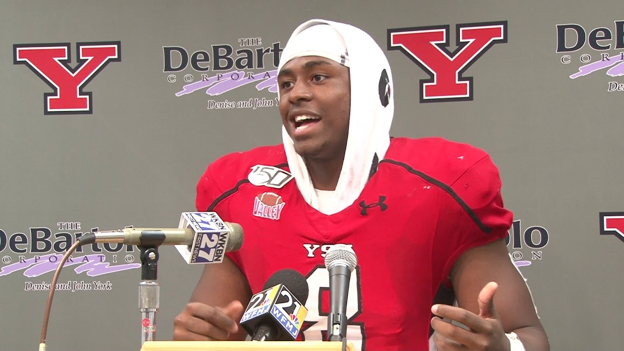 LB Ray Anderson Postgame Comments vs. Robert Morris | Sept. 28, 2019 ...