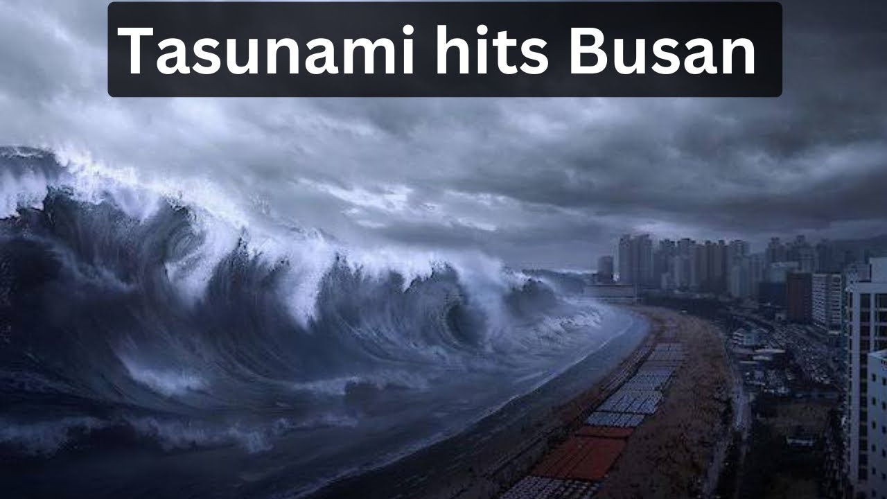 Tsunami hit japan in hindi | based on reality | tsunami hit busan | end ...