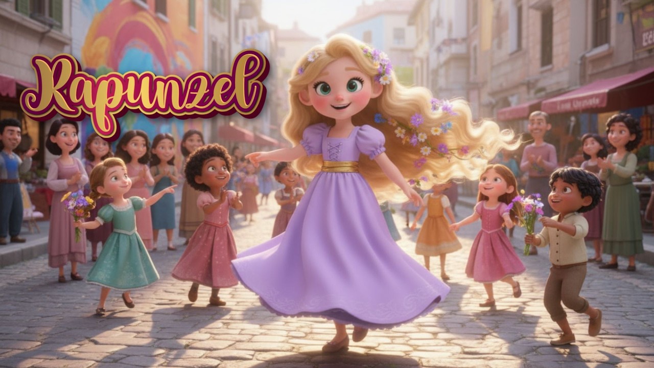 Rapunzel Story for Kids | Bedtime Fairy Tale in English | Princess ...