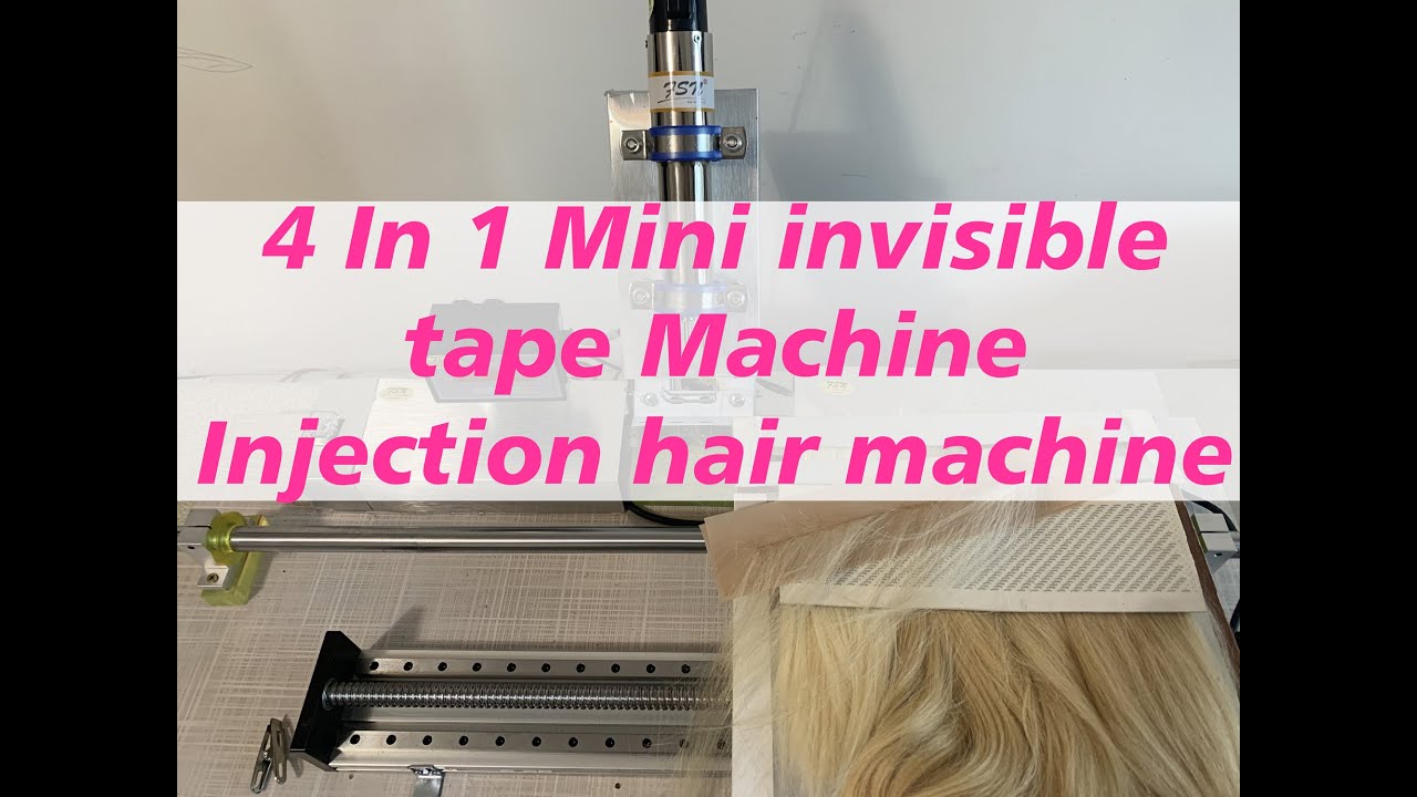 2023 Mini 4 In 1 invisible tape extensions Machine Injection hair ...