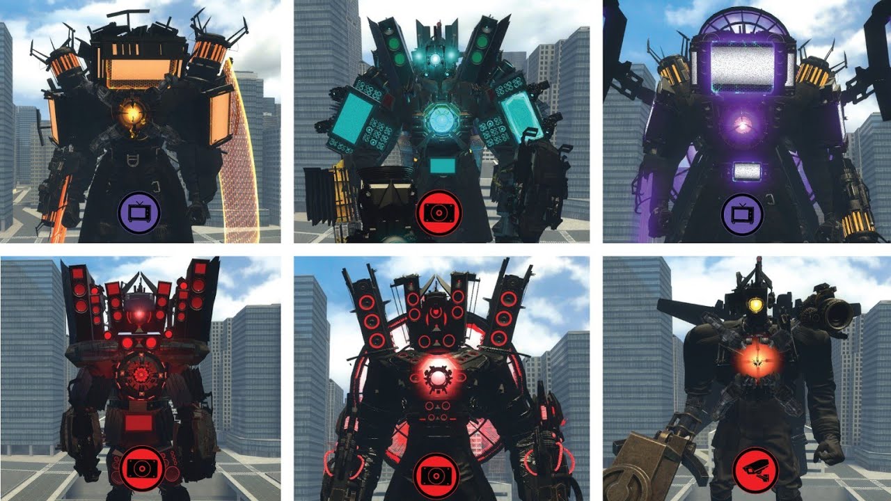 Astro hydra titan vs all Skibidi titan tvman , cameraman , speakerman ...