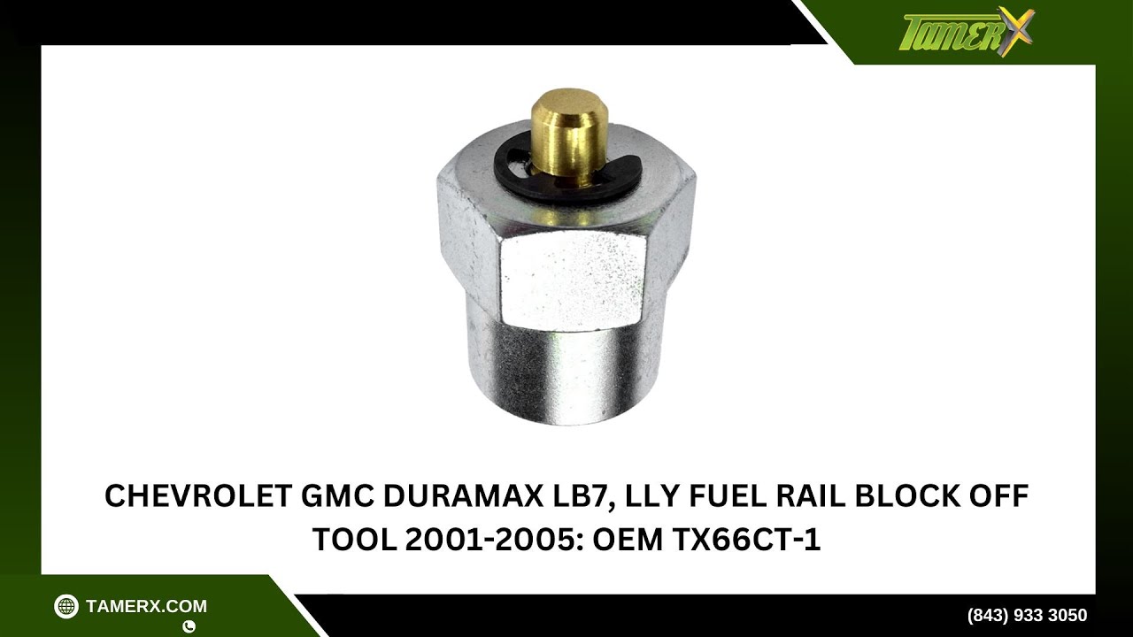 Chevrolet GMC Duramax LB7, LLY Fuel Rail Block Off Tool 2001-2005: OEM ...