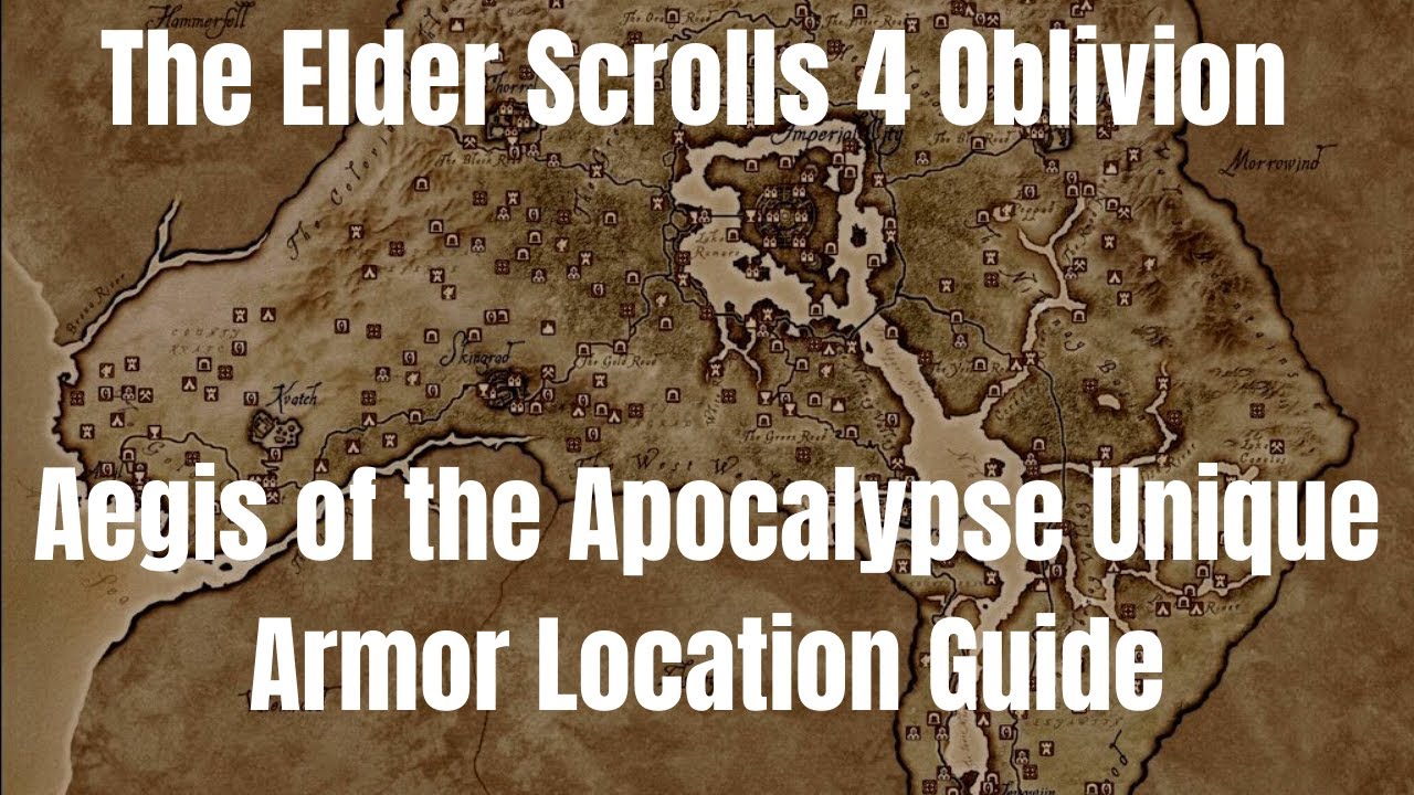 The Elder Scrolls 4 Oblivion Aegis of the Apocalypse Unique Armor ...