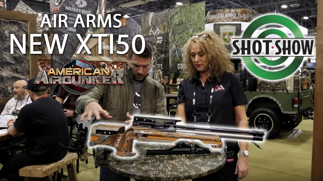 SHOT Show 2020 - Air Arms Airguns and the NEW XTI50 - YouTube