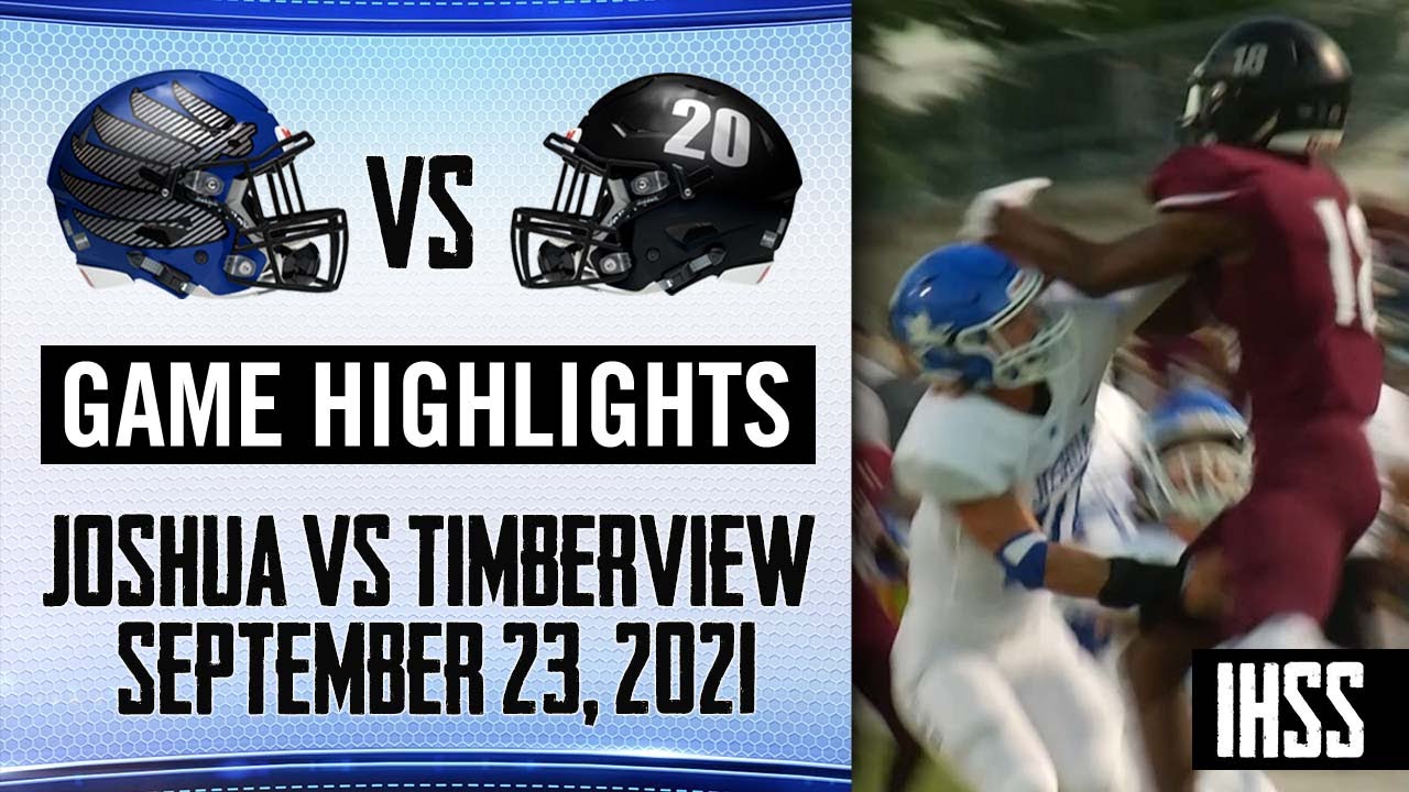 Joshua at Mansfield Timberview - 2021 Week 5 Football Highlights - YouTube