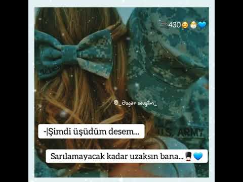 Whatsapp üçün maraqlı statuslar sevgiye aid #əsgər videoları #əsgərhəsrəti #əsgərim Durum #SoundsApP