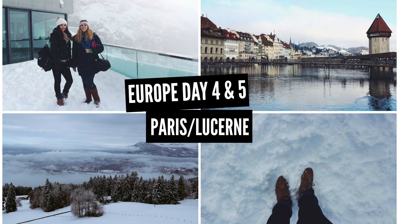 TRAVEL VLOG: EUROPE DAY 4 & 5 - PARIS/LUCERNE, Contiki Winter Wanderer ...