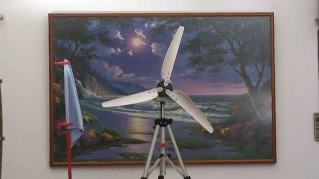 12 Inch Pvc Blade Wind Generator - YouTube