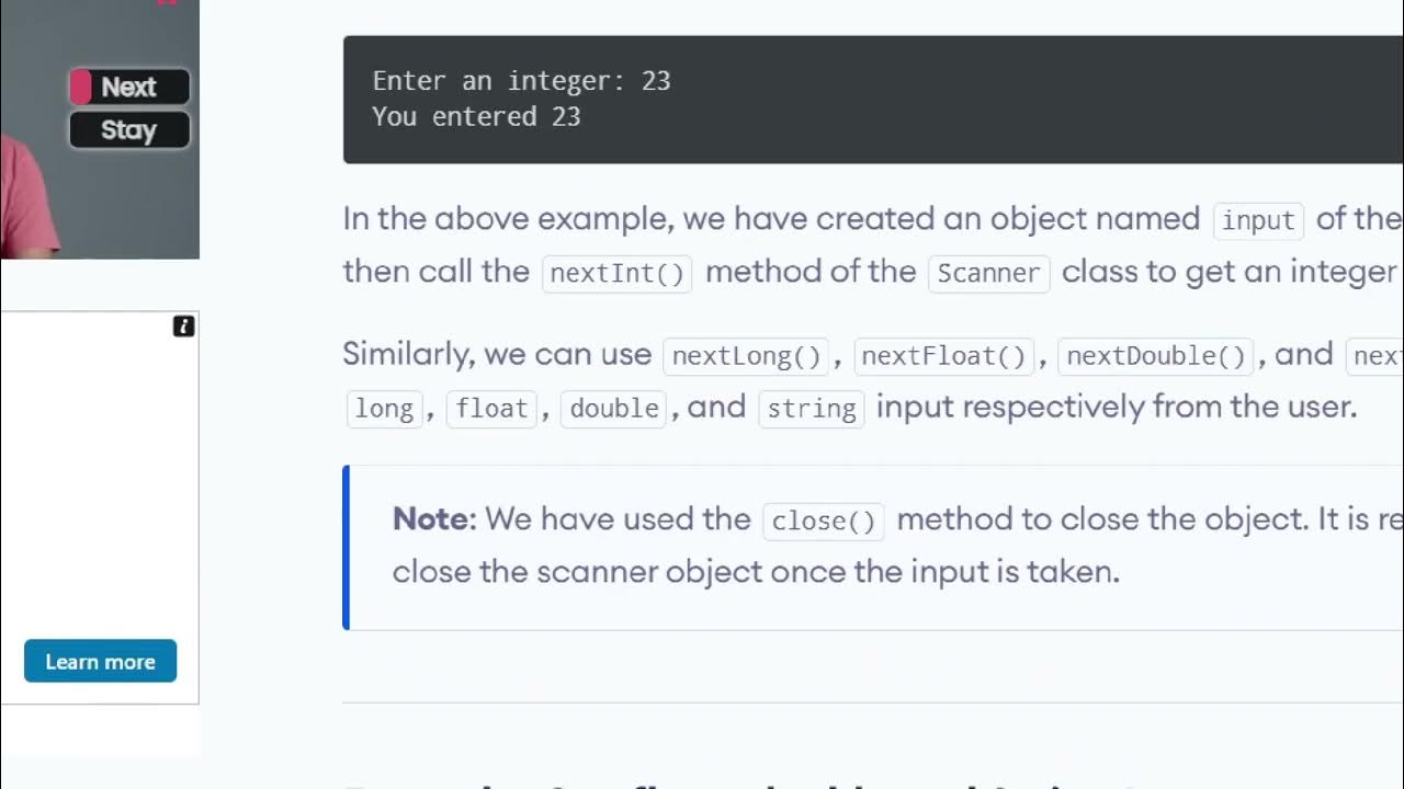 Java Basic Input - YouTube